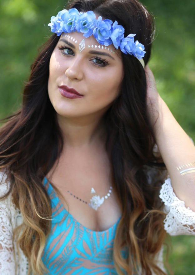 Easy DIY Flower Halo Crown For Festivals | Mash Elle